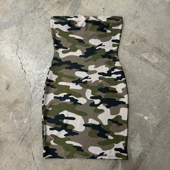Dresses | Camo Mini Dress | Poshmark
